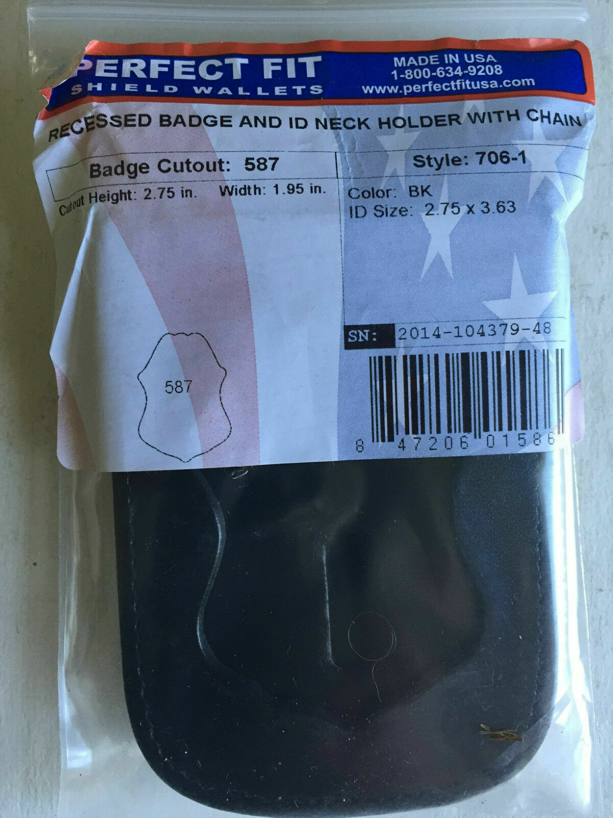 Perfect Fit Badge Holder you choose Style and Cut | eBay