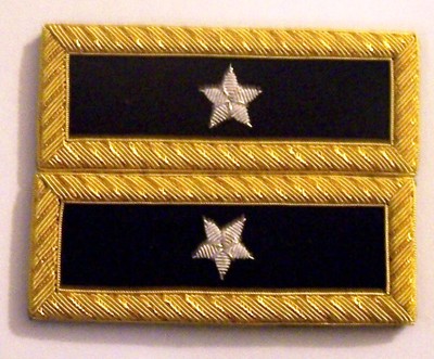 US 1 Star General Staff Officer Uniform Union Rank Army Boards Straps ...