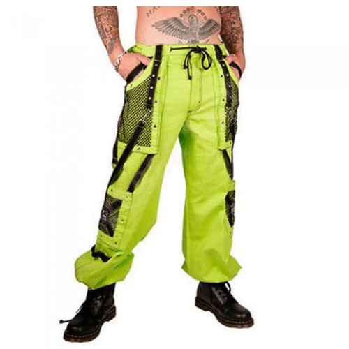 Men Gothic Pant Bondage Techno Cyber Trouser Industrial Punk Pant Waist ...