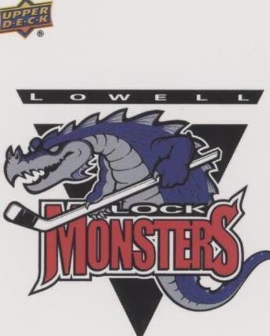 2014-15 Upper Deck AHL - Team Logo Stickers Lowell Lock Monsters #64 ...