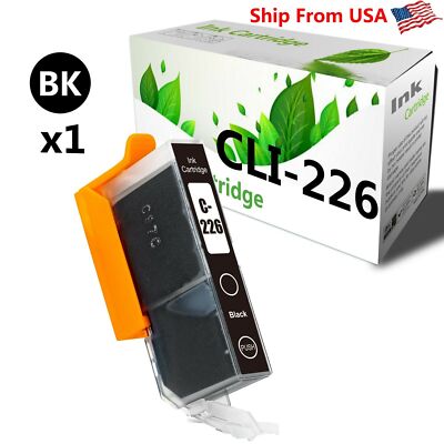 1 BLACK CLI226 Ink Cartridge for MG5320 MG6220 MX882 MG8120B iX6520 ...