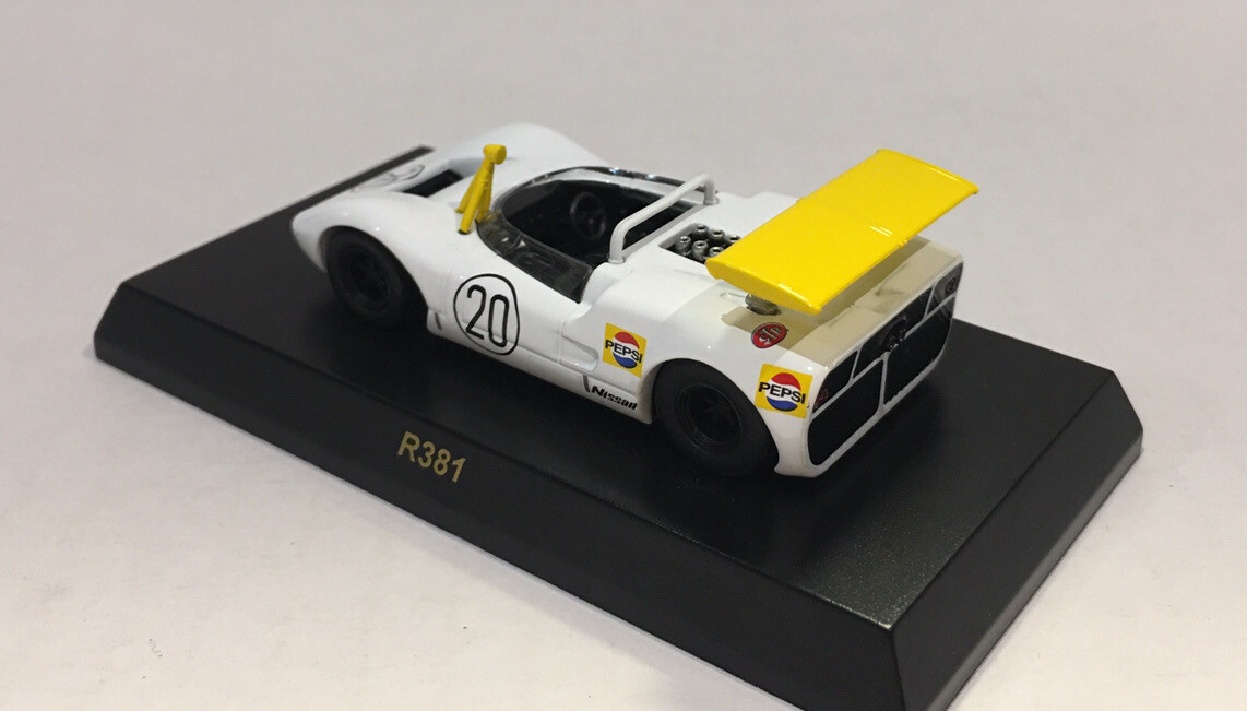 Kyosho 1:64 Scale Nissan R381 #20 Diecast Racing Car Model White ...