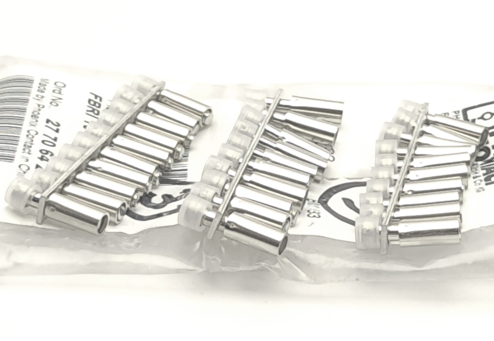 Lot of 3 Phoenix Contact FBRI 10-5 N 2770642 Fixed Screw Bridge, 10 ...