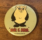 Vintage Cartoon Junction Pin Back Button Hair E Bear 1983 Green ...