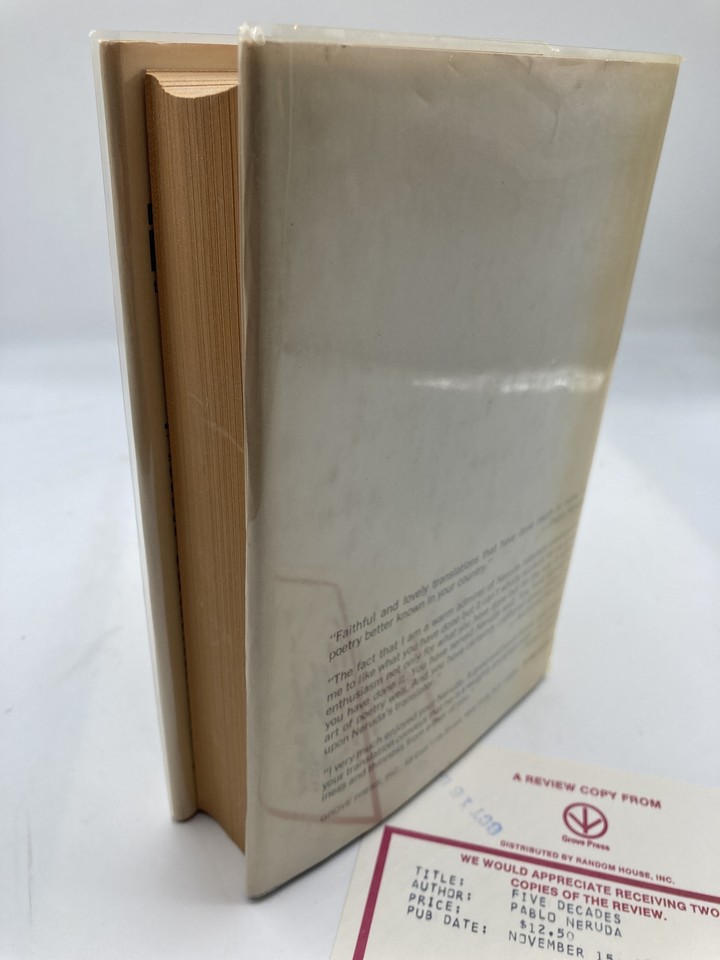 Pablo Neruda: Five Decades, a Selection [Poems, 1925-1970 ...