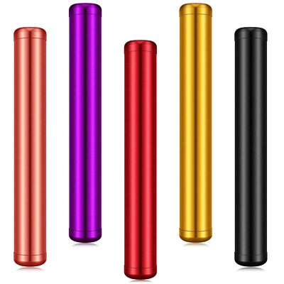 5 Pieces Cute Small Metal Tube Container Aluminum Waterproof Airtight ...