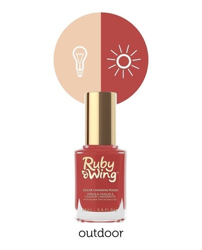 RUBY WING Nail Polish Colour Changing Sandy Shore 15mL | Beige - Red | eBay Australia