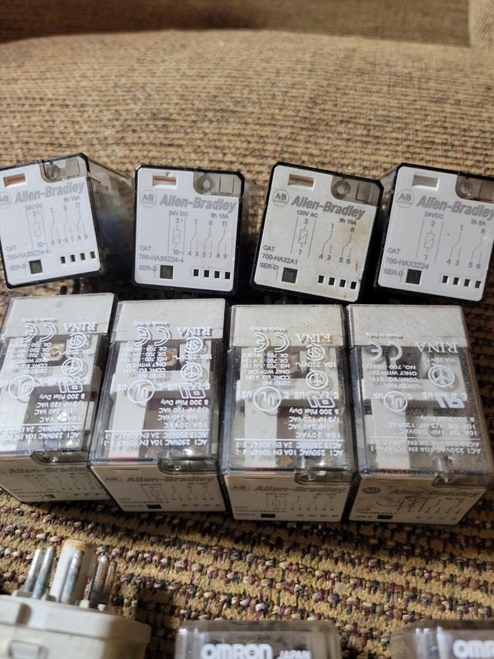 Allen Bradley And Other 11 Pin Relays Lot. MRO Surplus | eBay