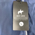 NWT West Louis Classic & Fashion Windbreaker Jacket Men's Size L Navy ...