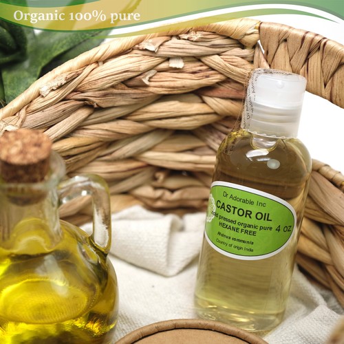 PURE CASTOR OIL ORGANIC COLD PRESSED HEXANE FREE RAW VIRGIN 2 OZ -UP TO ...