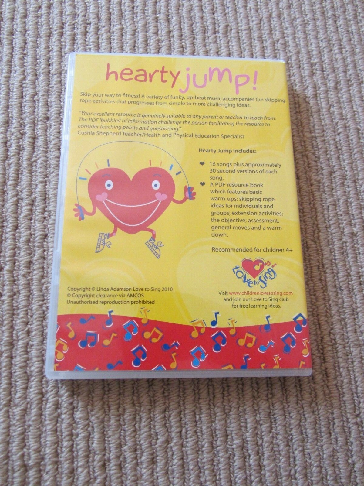 Love to Sing - Hearty Jump! - CD and PDF Resource Book - Teaching ...