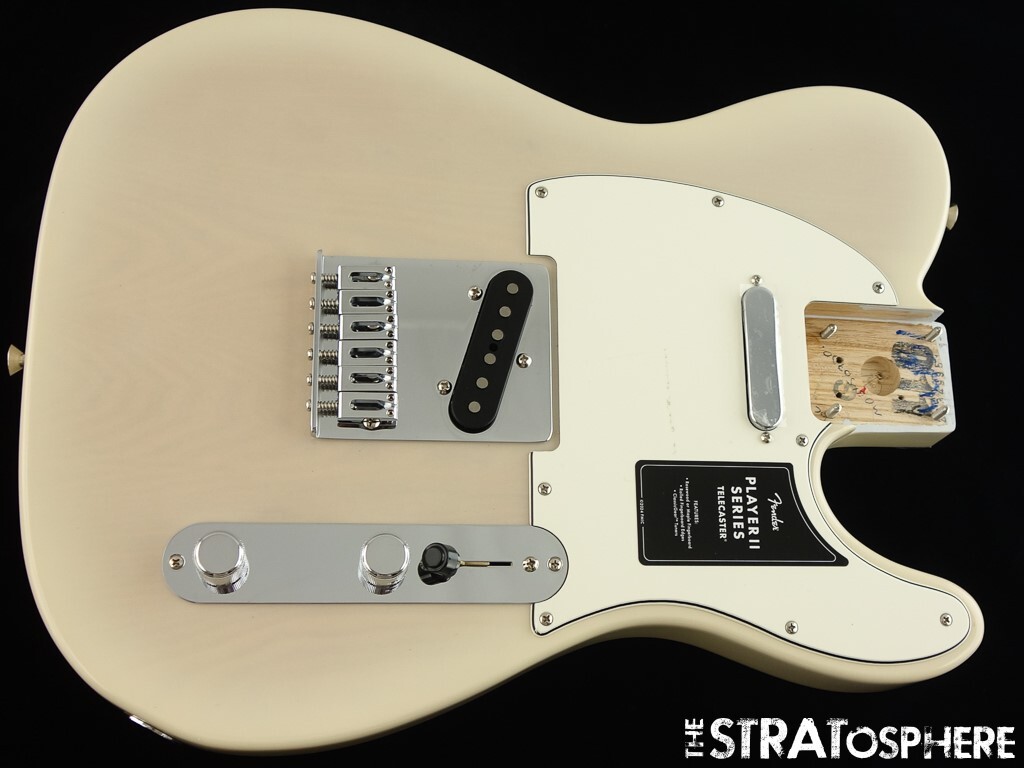 Fender Player II Telecaster Tele LOADED BODY Chambered Ash White Blonde