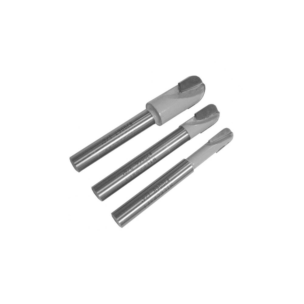 Milescraft 3 pc. Long Reach Core Box Router Bit Set