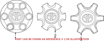 Genuine OEM Wheel Cap for Toyota 4260B04060 | eBay