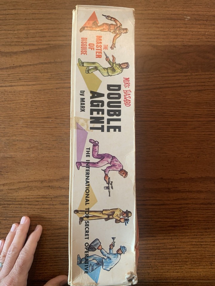 1960'S MIKE HAZARD DOUBLE AGENT NICE IN BOX W/ Accessories By Marx Toys ...