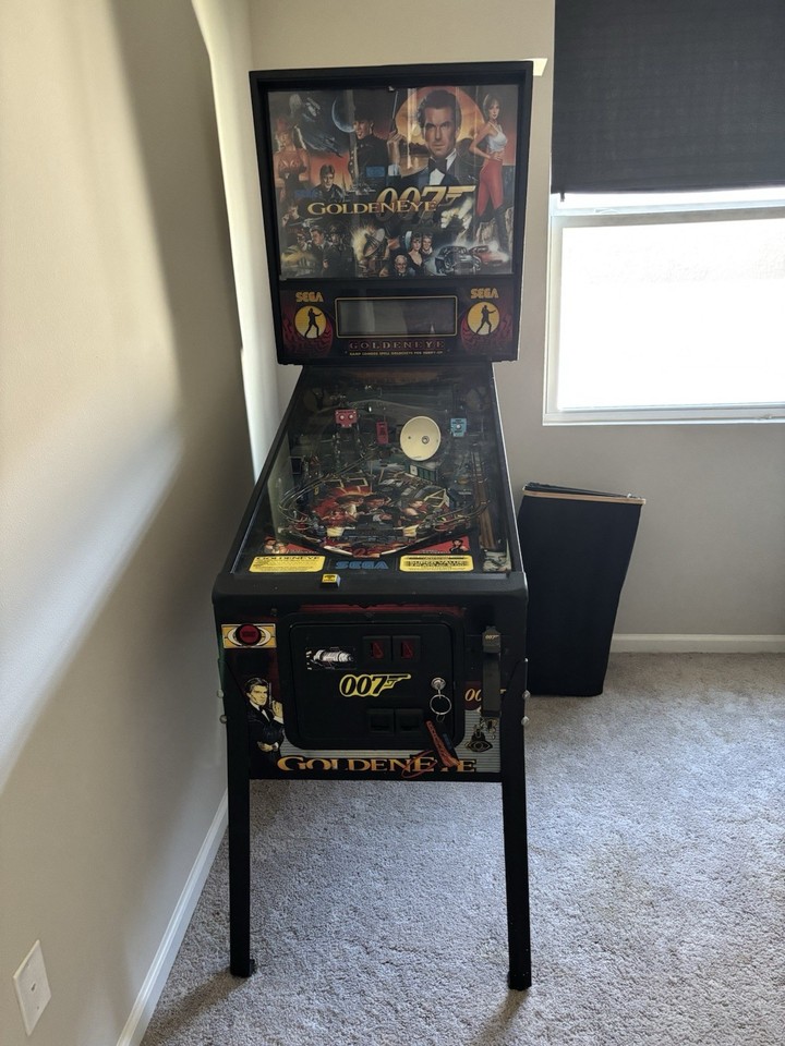 SEGA 007 Goldeneye James Bond Pinball (1996) Golden Eye - Excellent ...