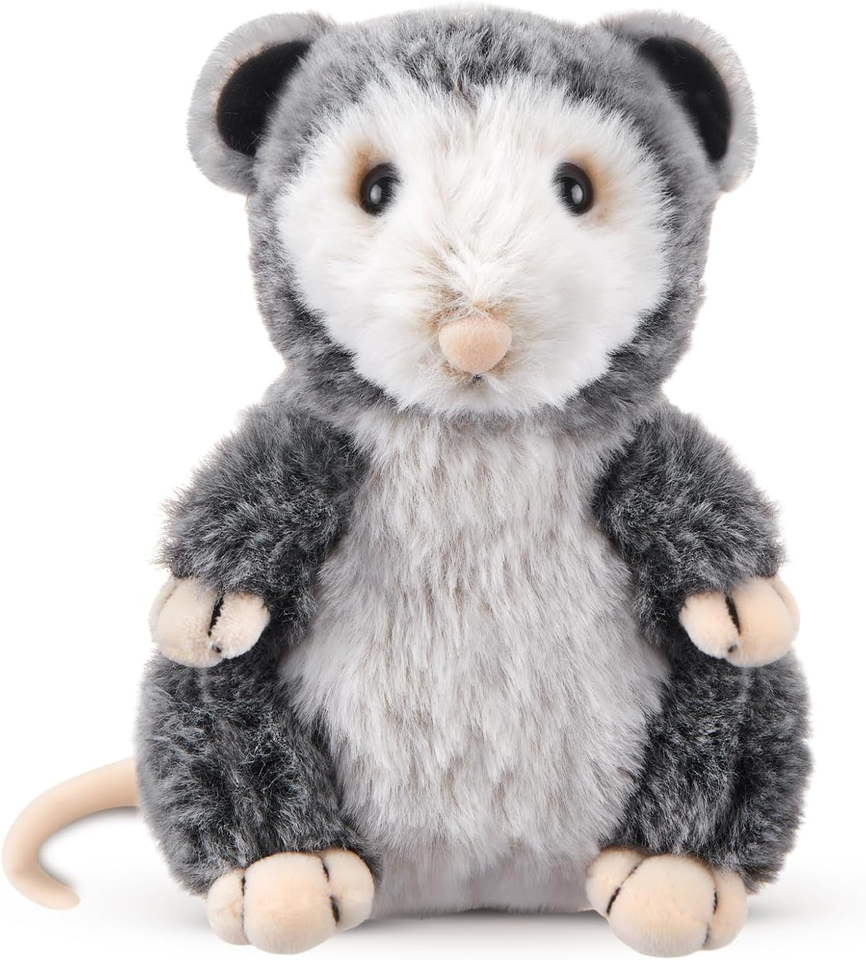 Possum Stuffed Animal Opossum Plush Cuddle Realistic Possum Plushies ...
