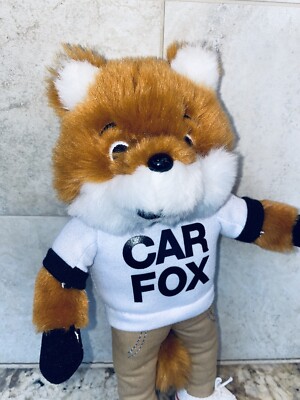 Show Me the Carfax Car Fox Plush 10" Stuffed Animal Mascot Advertising ...