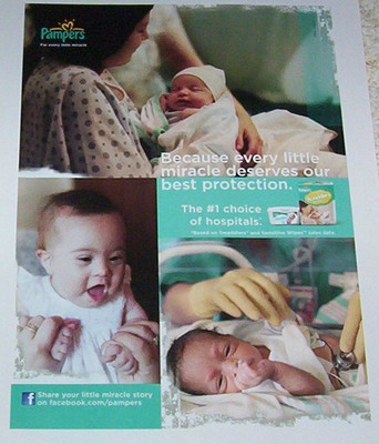 2011 ad page - Pampers Swaddlers Newborn Baby Diapers Procter & Gamble ...