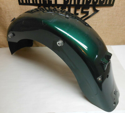 OEM HARLEY '97-00 TOURING FLHR FLHTC REAR FENDER MYSTIQUE GREEN - HAS ...