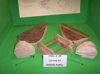 Atlantic Puffin Duck Decoy/Cedar Carving Decoy Kit | eBay