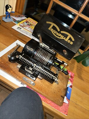 Brunsviga Triumphator German calculator With Original Box And Key ...