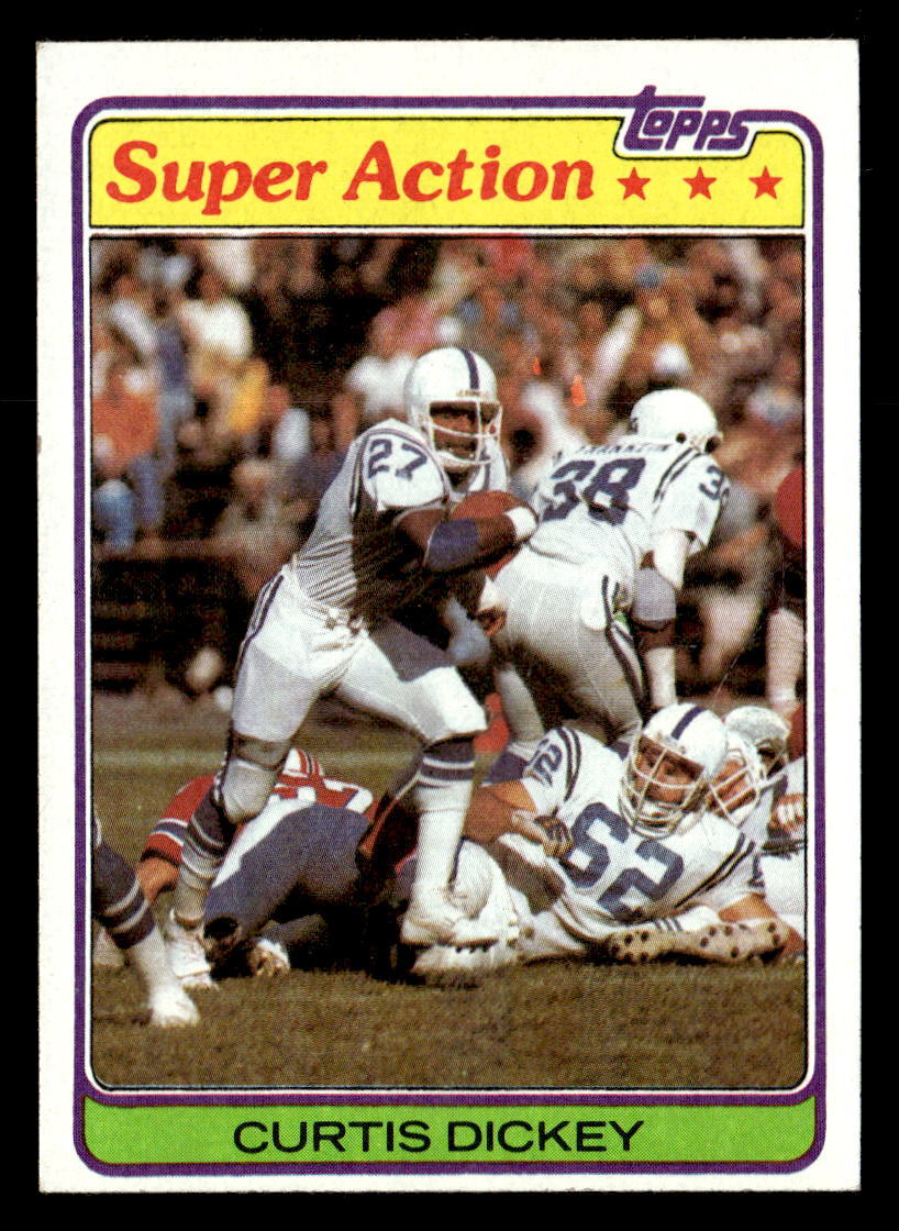 Curtis Dickey 1981 Topps Card #121 Baltimore Colts | eBay