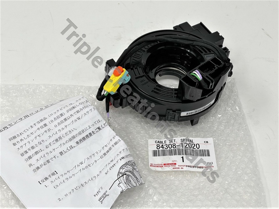 Toyota Genuine 84308-12020 Cable Set Spiral 8430812020 OEM | eBay
