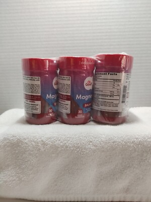 🔥(3) Oh Good Magnesium, Balance, Gluten Free, Vegan Gummies, 90 Total ...