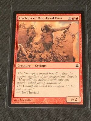 Magic the Gathering Born of the Gods Cyclops of One Eyed Pass | eBay