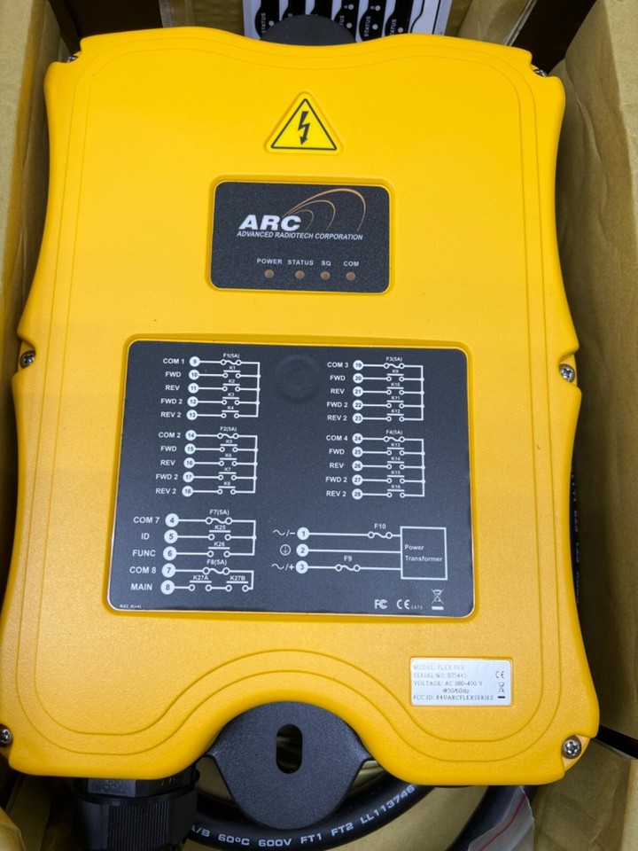 ARC FLEX 8EX Overhead Crane Hoist Radio Remote Control System with ...