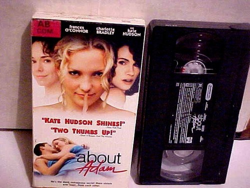 About Adam VHS Kate Hudson VHS MIRAMAX FORMER RENTAL G3 786936146585 | eBay