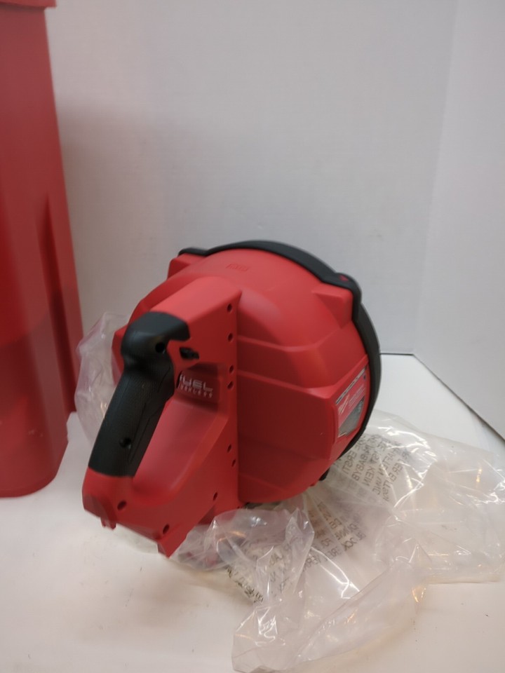 Milwaukee 2772-20 Drain Snake W/ Cable Drive Locking Feed System Kit ...