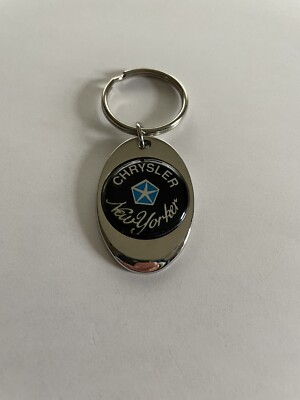 Chrysler New Yorker Keychain Lightweight Metal Chrome Style Finish Key ...
