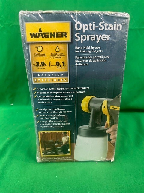 Wagner Opti-Stain Stain Sprayer For Staining Exterior Wood 20 Oz 120 ...