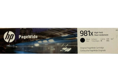 HP 981X | PageWide-Cartridge High Yield | Black | L0R12A EXP DATE 10/ ...