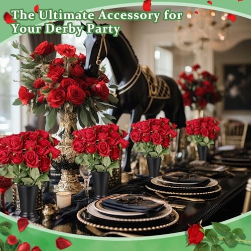 4 Set Derby Day Party Run for the Roses Centerpieces Horse Racing Party ...