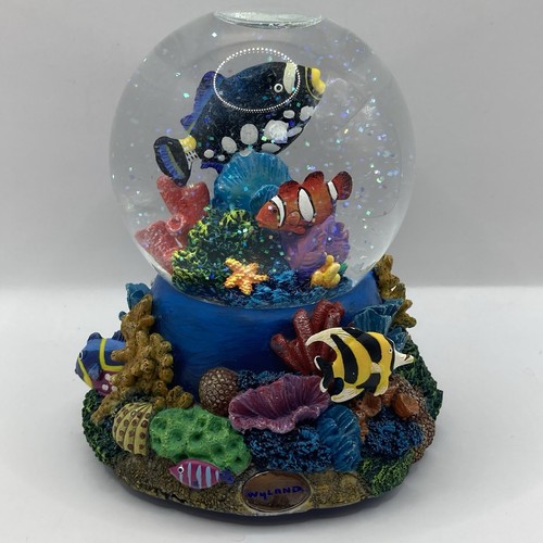 Wyland Dakin Snow Globe Undersea Paradise Blue Hawaii Tropical Coral ...