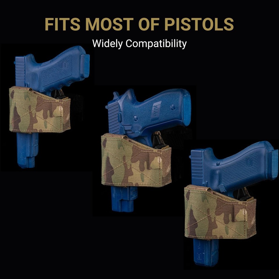 UniPro GB-95 Left-Hand Universal Tactical Holster, MC Pattern, 500D ...