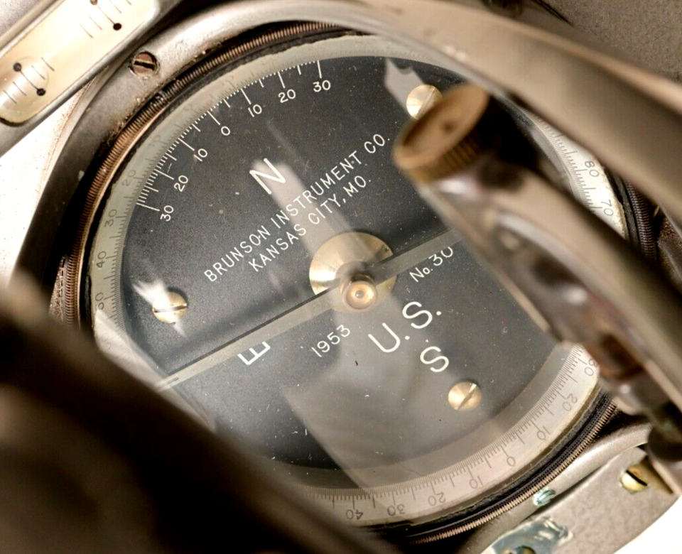 Brunson Transit 1953 No. 30 USAF Cold War Era Military Surveyors ...