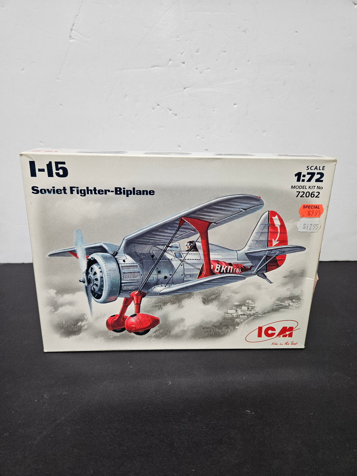 I-15 Soviet Fighter-Biplane 1:72 ICM 72062 Unassembled Model Kit NEW ...