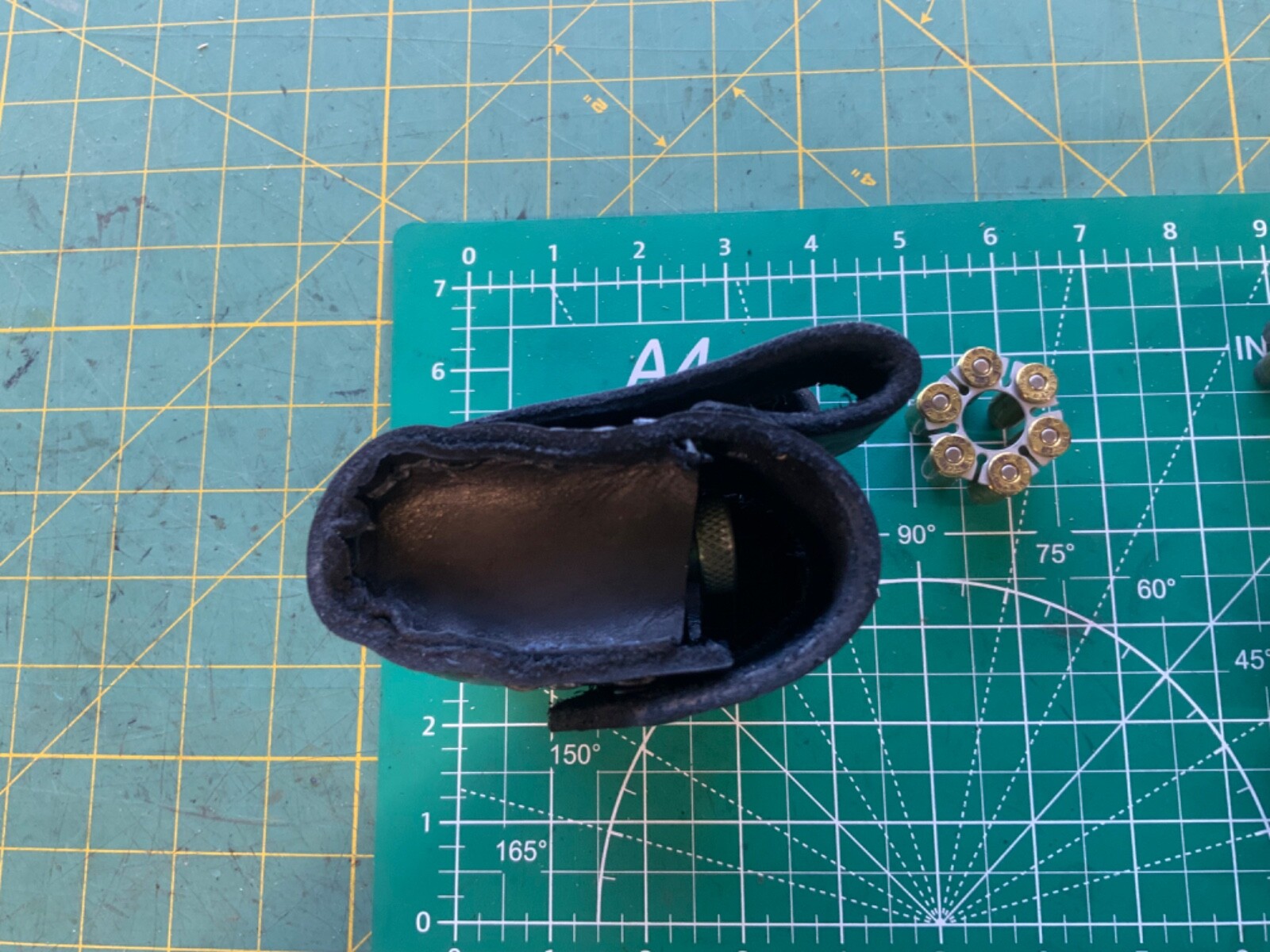 Handmade Leather Speed loader/moon clip Double Pouch Belt Attach | eBay