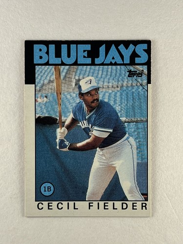 Cecil Fielder #386 [Rookie] 1986 Topps Toronto Blue Jays | eBay