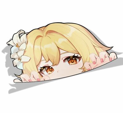 Genshin Impact | Lumine | Peeker - Peek - Anime Vinyl Stickers NEW ...