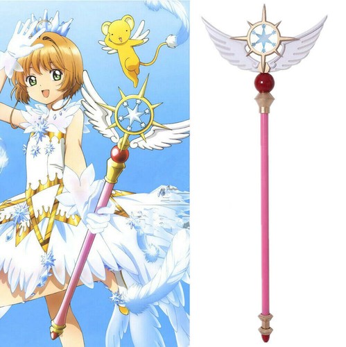 Card Captor Sakura Clear Card Star Magic Stick Wand Halloween Cosplay ...