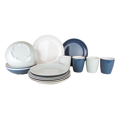 Gimex Lavendel Geschirrset 16-teilig Anti-Rutsch-Noppen BPA Frei | eBay.de