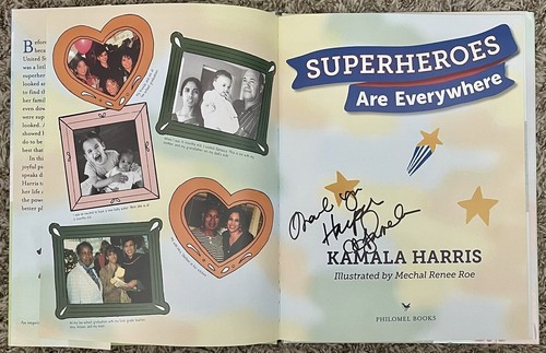 Kamala Harris Signed Superheroes Are Everywhere Vice President ...