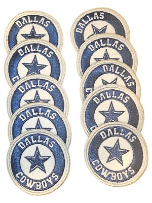 Dallas Cowboys Iron On Patches 10 Patch Lot | eBay