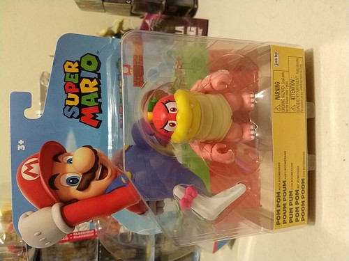 Super Mario Pom Pom with Boomerang 4" Action Figure Jakks Pacific Poum ...