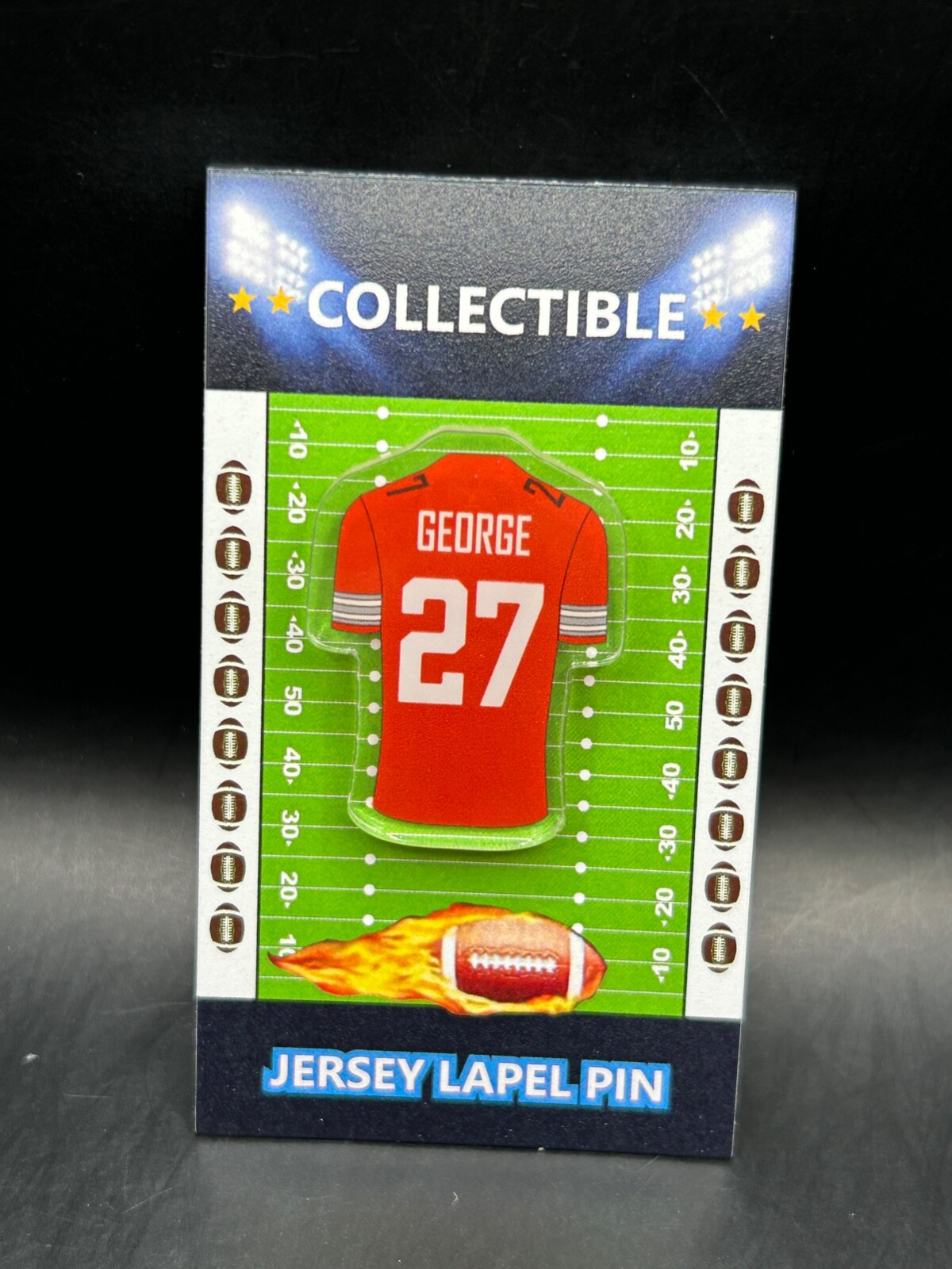 Ohio State Buckeyes Eddie George jersey lapel pin-Retro Collectible ...